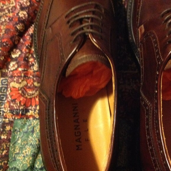 Magnanni | Shoes | Magnanni Mens Brown Leather Oxford Dress Shoes Usa ...